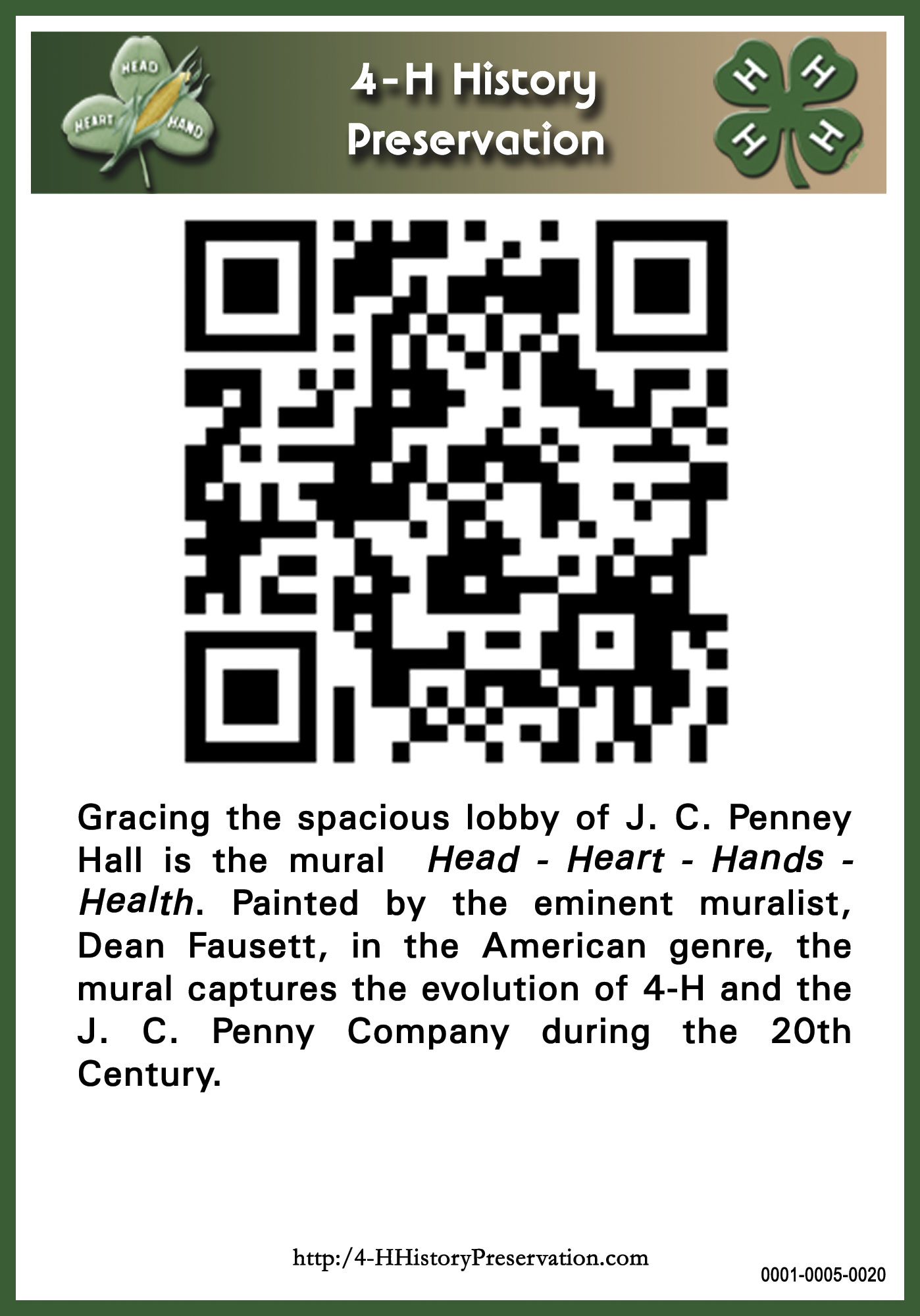 Self-Guided 4-H History Tour Initiated | 4-H History Preservation News