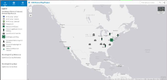 Mobile 4-H History Map Shared with Huge International Audience | 4-H ...
