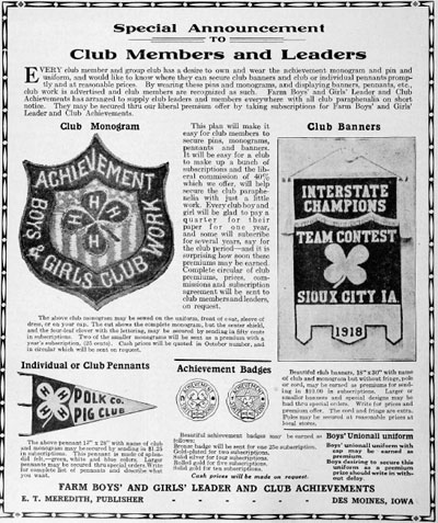 From a 4-H Clover Poster to . . . | 4-H History Preservation News
