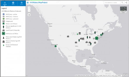 NAE4-HA Attendees Map Their 4-H History | 4-H History Preservation News