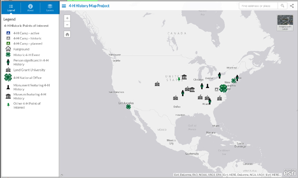 4-H History Map | 4-H History Preservation News